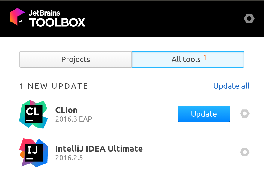 JetBrains Toolbox App 1.0
